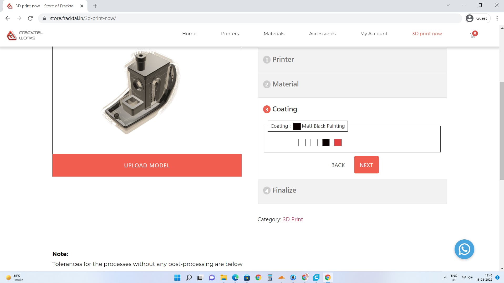 How 3D print now works - Fracktal