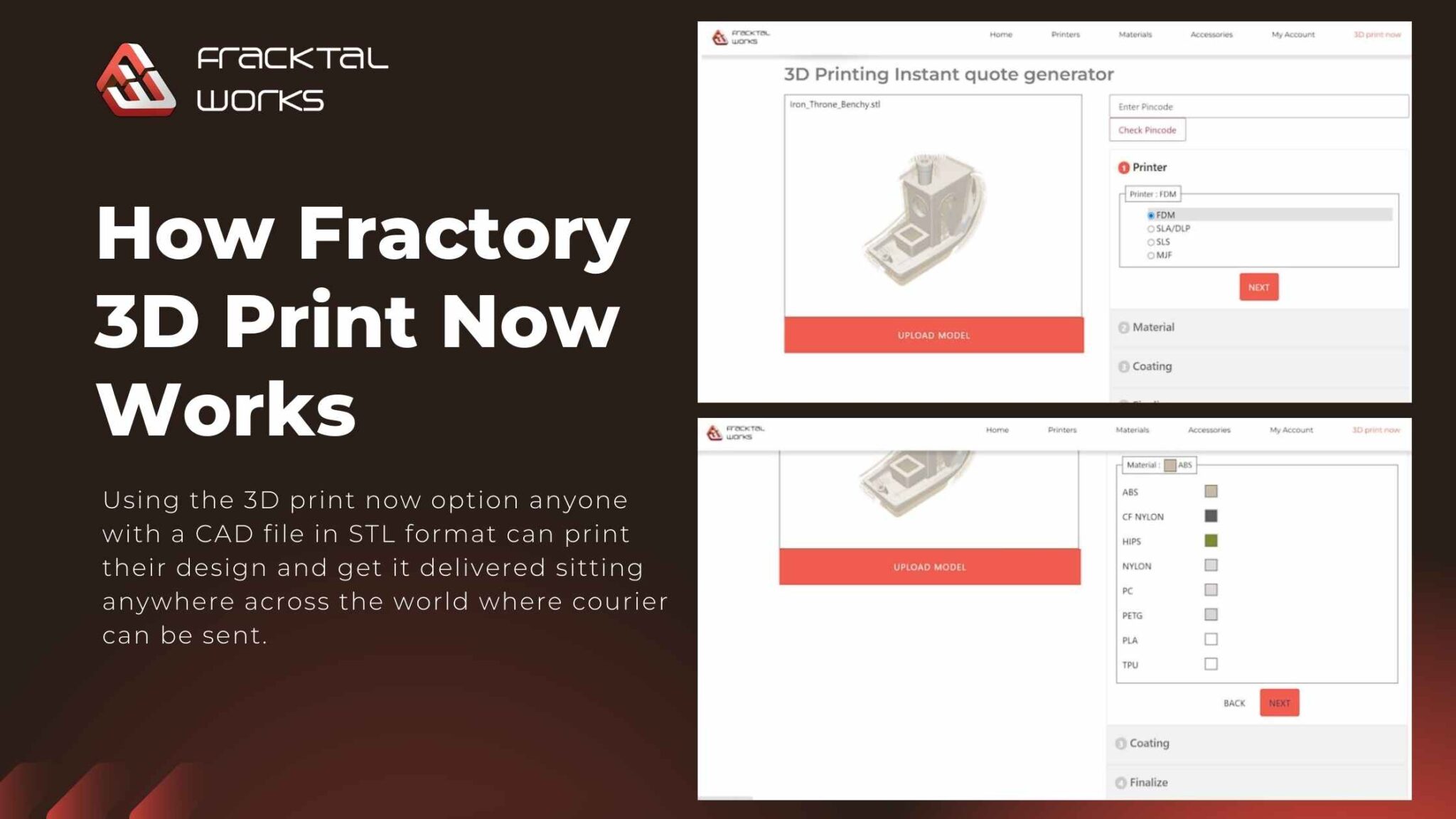 How 3D print now works - Fracktal